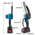 NIFFPD Mini Chainsaw, Electric Chainsaw,6 Inch mini chainsaw Cordless ...