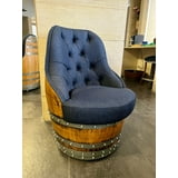 Luxury Wine Barrel Captain Chair - Perfect for Whiskey, Bourbon & Wine ...