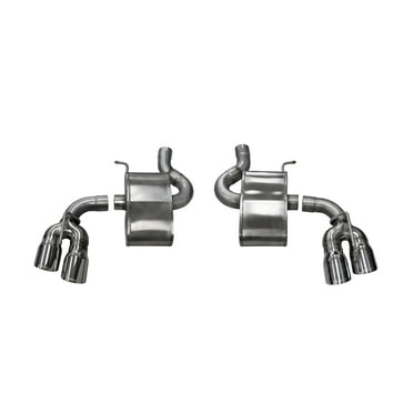 Corsa 15-16 Ford Mustang GT Convertible 5.0L V8 Black Xtreme Dual Rear Exit Exhaust - Walmart.com