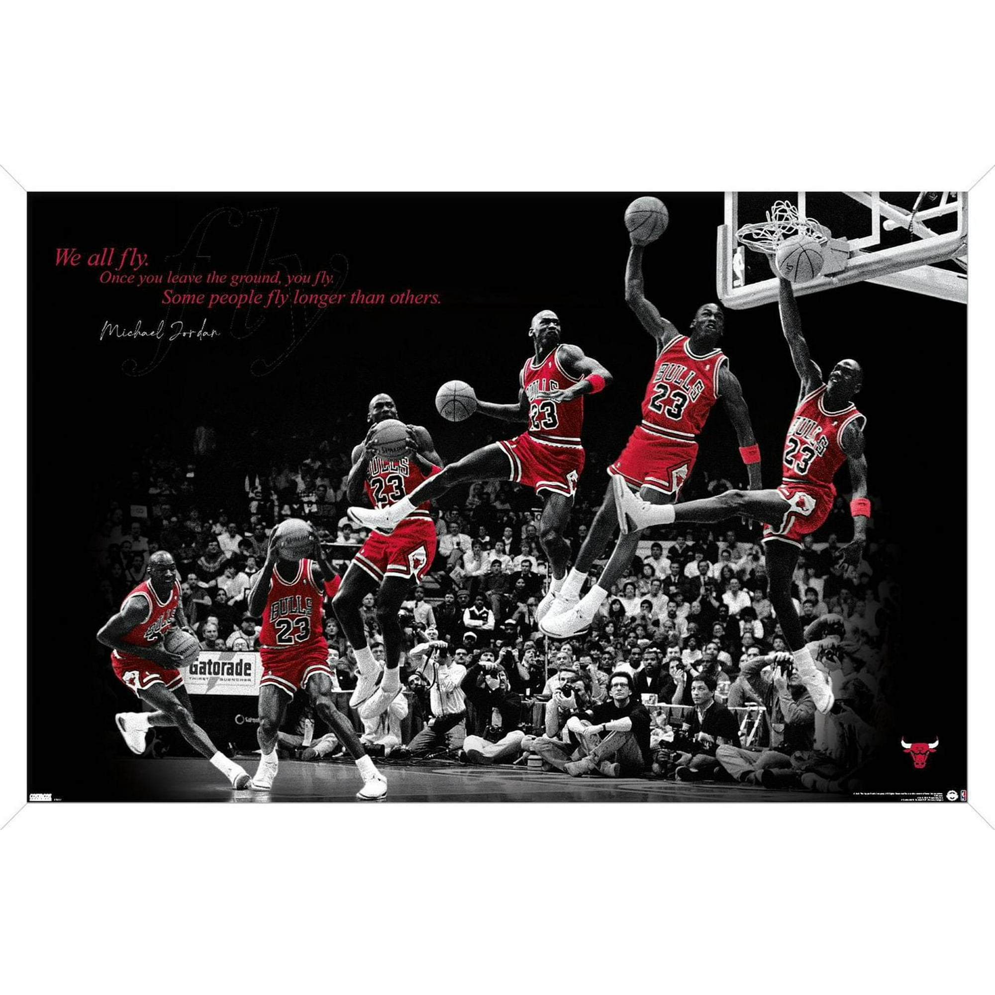 Click here for Trends International Michael Jordan - Fly Wall Pos... prices