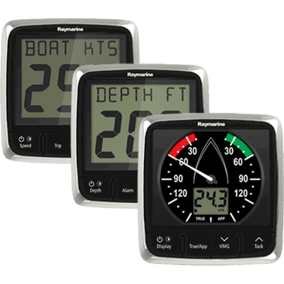 Raymarine E70153 i50/i60 Wind/Speed/Depth System Pack - Walmart.com