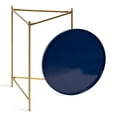 Kate and Laurel Ulani Modern Nesting Side Table, Set of 2, Navy Blue and Gold, Sophisticated ...