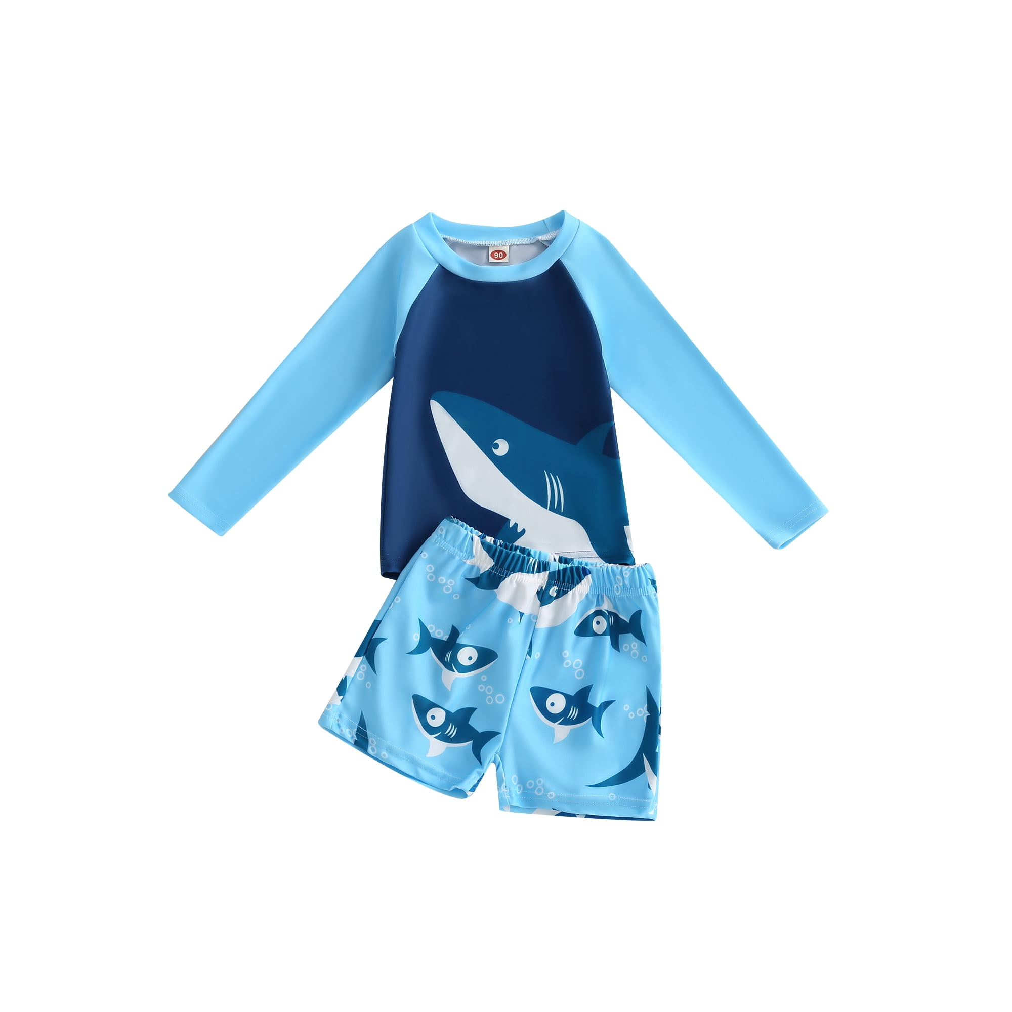 Click here for Gupgi Kids Boys 2 Pieces Shark Print Swimwear 2t 3... prices