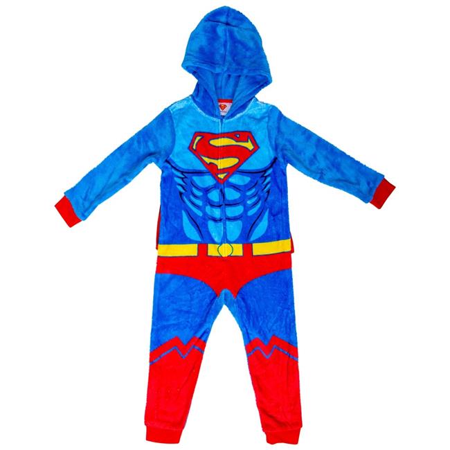 Superman 804816-size5 Superman Costume Kids Union Suit with Removable ...
