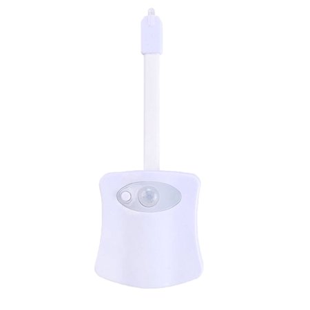LED Toilet Night Sensor WC Toilet Bowl Seat Lamp (White) | Walmart Canada