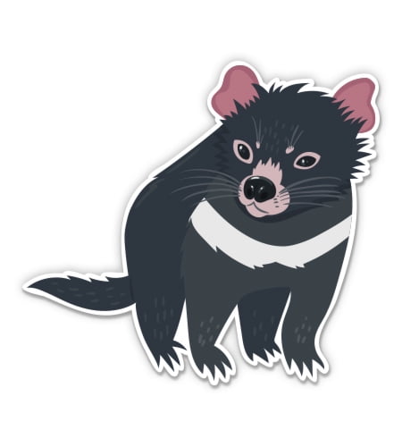 Tasmanian Devil - 12" Vinyl Sticker Waterproof Decal - Walmart.com