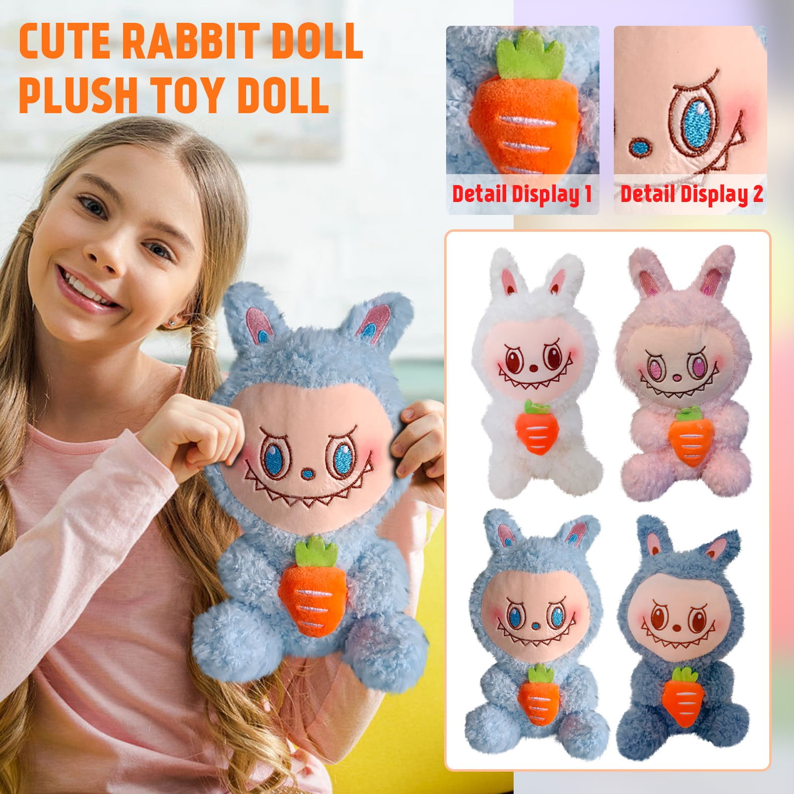 POP MART Labubu Plush Toy, LABUBU Doll - Limited Edition Labubu Macaron ...