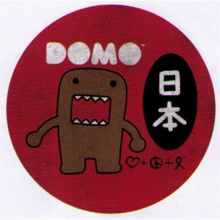 Domo-Kun Japanese Love Peace 3-inch Button DB4359 | Walmart Canada