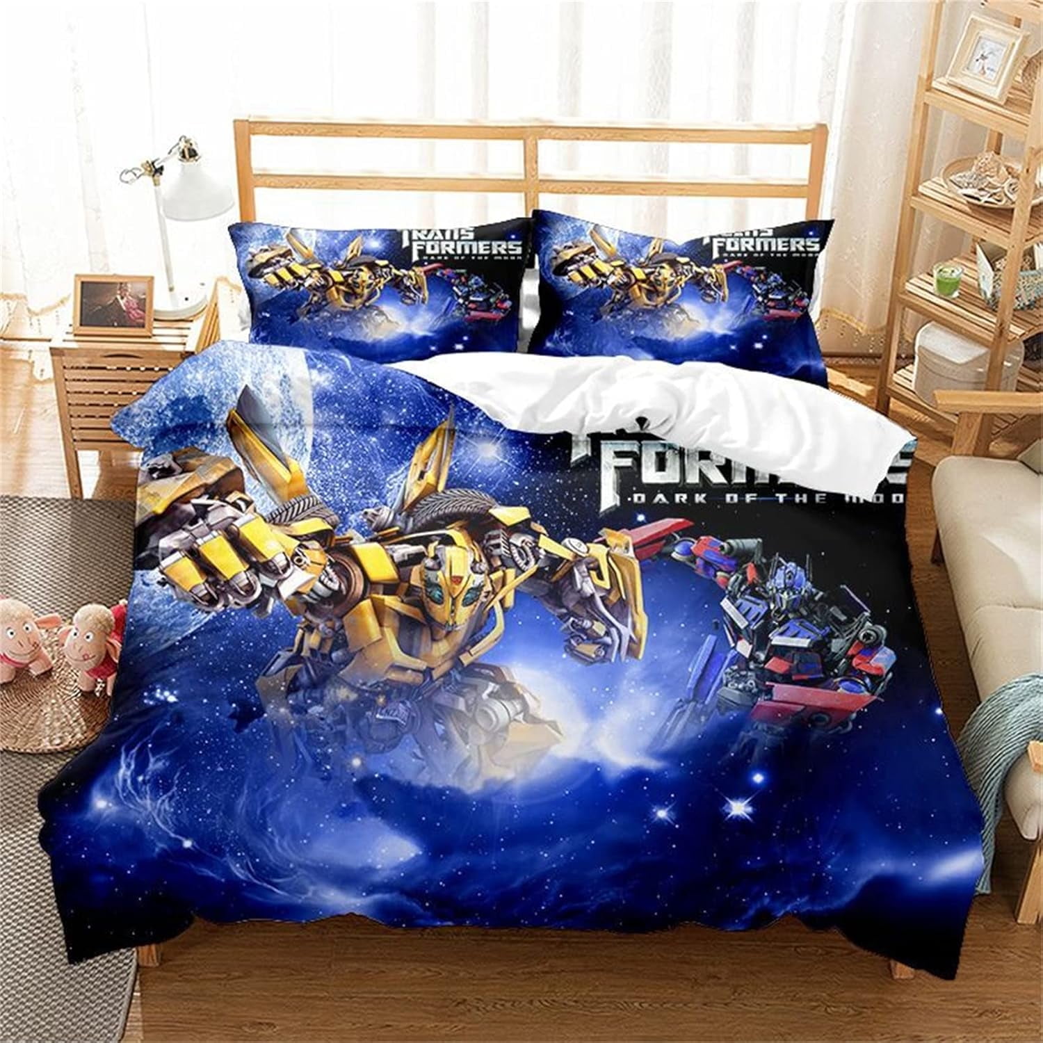 Click here for Yingd Kids Boys Transformer-S Bedding Duvet Cover... prices
