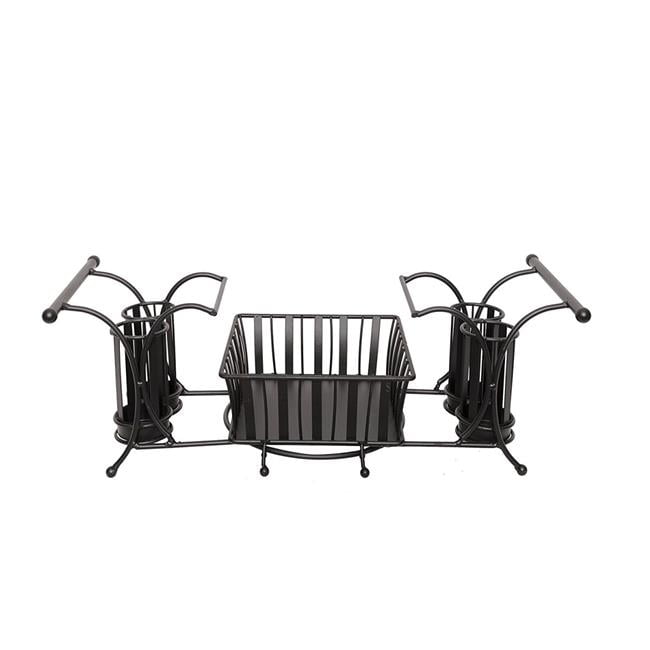 JMiles UH-BC264 Buffet Caddy for Plates, Utensils, Napkins, and More ...