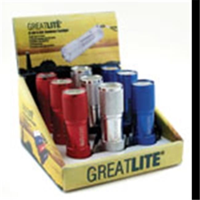Great Neck Saw 32848 Great Lite 3 AAA 9 LED Flashlight Display - Pack ...