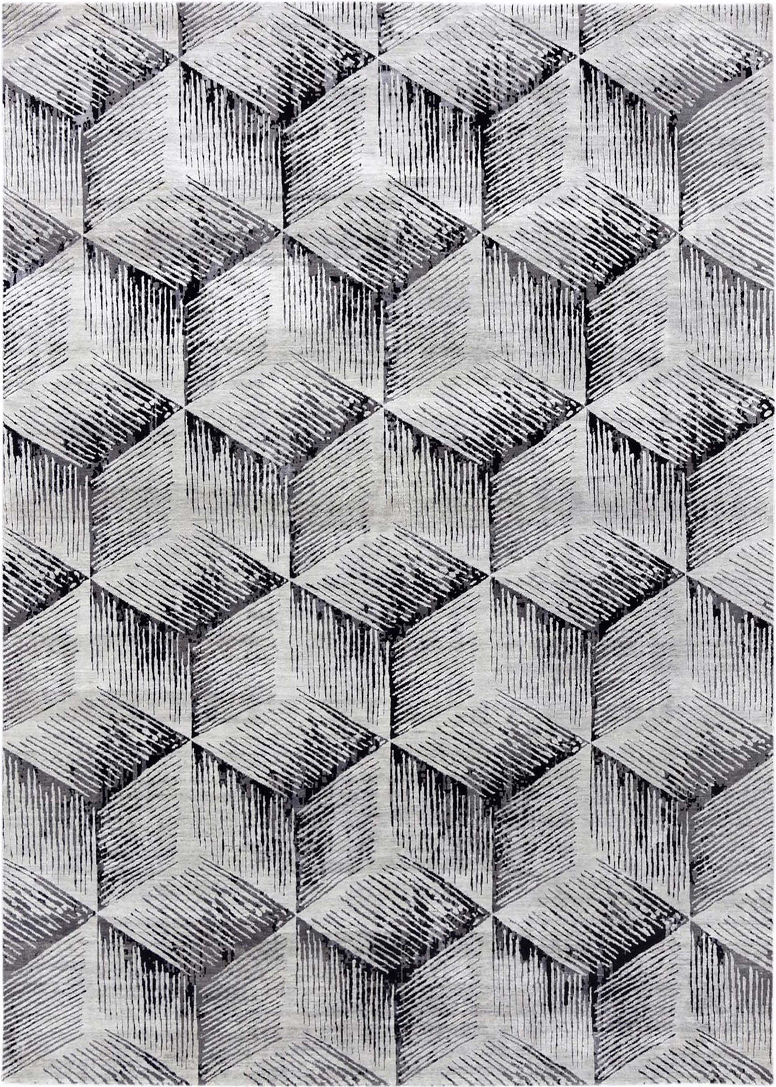 Ahgly Company Indoor Rectangle Mid-Century Modern Ash Gray Oriental ...