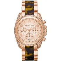 Michael Kors Original Wristwatch, Women's Wren Two-Tone Rose Gold and ...