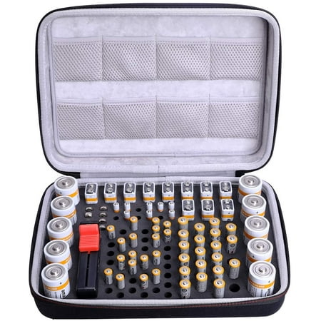 Hard Case for Battery Organizer Storage Box, Fireproof Waterproof ...