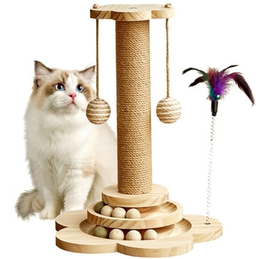 Made4Pets Cat Scratching Post, Cat Tree Tower with Sisal Post and ...