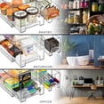 Sorbus Clear Stackable Fridge Drawers - Pull Out Organizer (1 X-Large ...