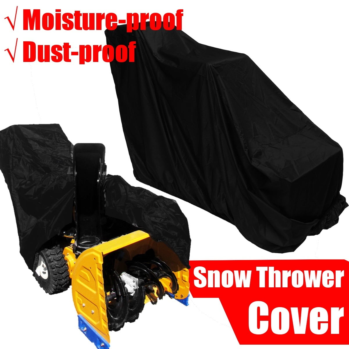 Snow Blower Cover Waterproof Heavy Duty Snow Thrower Cover Protector ...