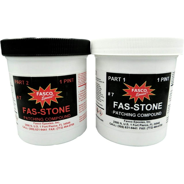 Fasco Epoxies, Inc. #7 Concrete Epoxy Patching Compound - Quart Kit - Walmart.com