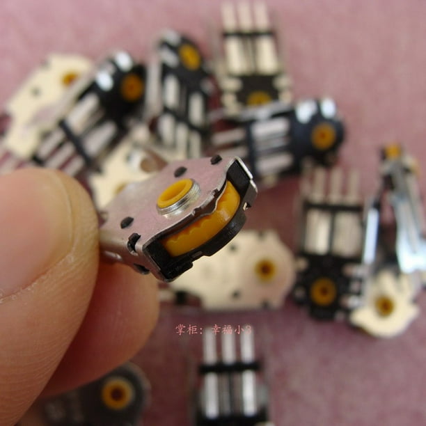 GENEMA 2Pcs TTC 8mm Mouse Encoder Mouse Wheel Decoder Yellow Core 48 ...