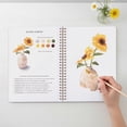 Watercolor Workbook Easy to Paint Water Coloring Book with Floral ...