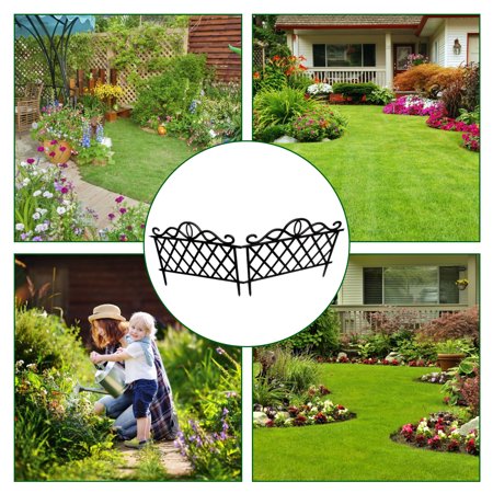 Garden Fence Plastic Landscape Fencing Patio Border Edging Fences ...