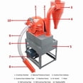 220V Automatic Grain Flour Mill Multifunctional Corn Wheat Feed Crusher ...