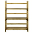 Yu Shan CO USA Ltd 330-20 3 Tier Folding Bookcase Natural - Walmart.com