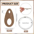 100Pcs Wood Floss Bobbin Sewing Thread Winding Board 4pc Iron Loose ...