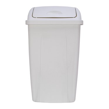 Mainstays 13.2 gal /50 L Motion Sensor Kitchen Garbage Can, Black ...