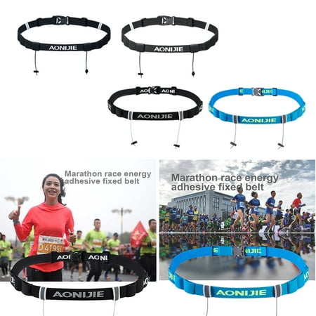 Women Men Running Race Number Belt Waist Pack Bib Holder Marathon ...