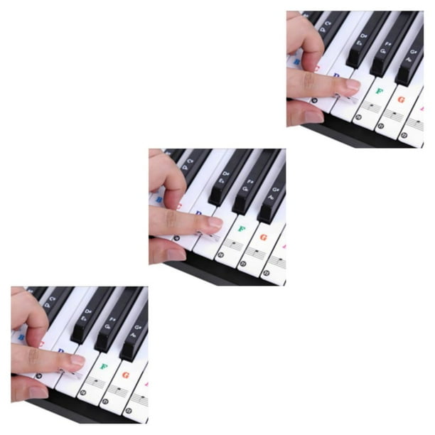 Ruiboury Piano Notes Stickers Beginners Good Helper For Piano Keyboard ...