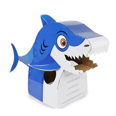 Diy Self-assembly Wearable Puzzle Animal Carton Handmade Cardboard Set ...