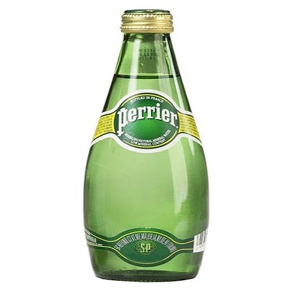 Perrier Sparkling Mineral w-a-t-e-r 11 Oz Glass Bottles - Pack of 24 ...