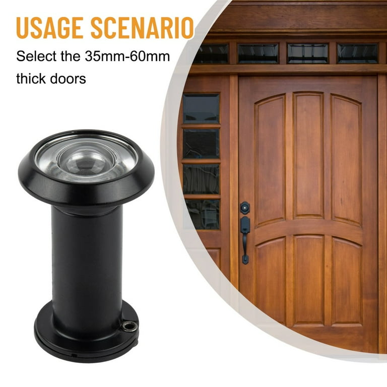 Wide Angle Door Viewer 2-Pack Door Peephole Viewer - 220 Degree Wide ...