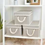 Simplify 6 Pack Plastic Organizing Storage Basket Set, Black - Walmart.com