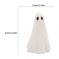 3.34IN Halloween Ghost Figurines Set of 1, Cute Spooky Resin Ghost ...