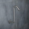 RYJUYJ-Angled Shower Arm with Flange S Shaped Rainfall Shower Head ...