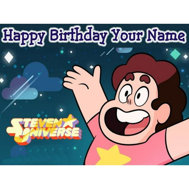 Steven Universe Edible Birthday Cake Image Topper Frosting Icing 1/4 ...
