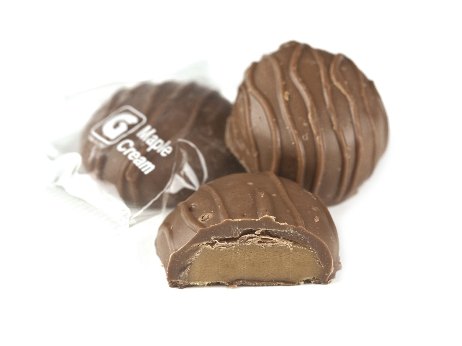 Giannios Candy Company Individually Wrapped Milk Chocolate Maple Creams ...