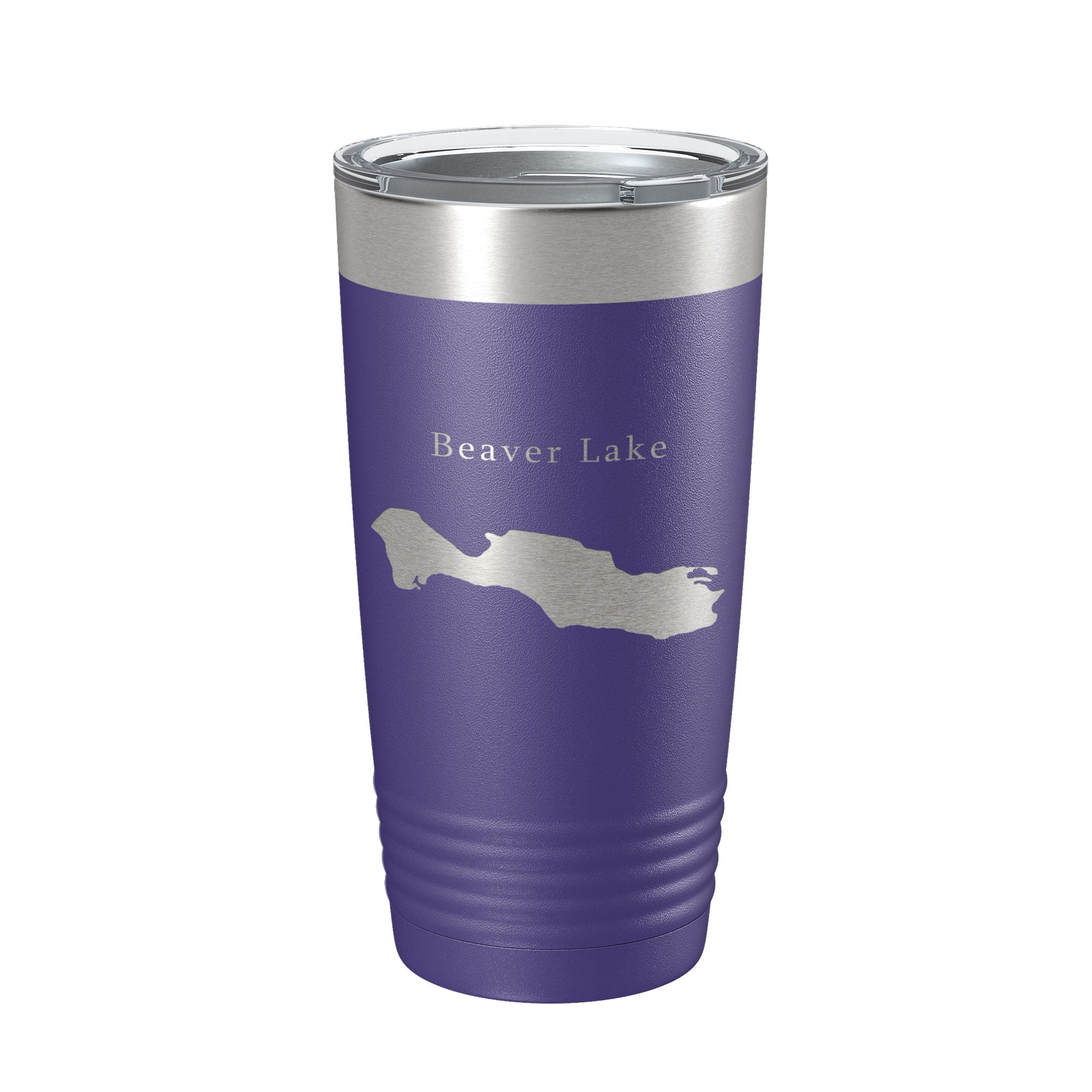 Beaver Lake Map Tumbler Travel Mug Insulated Laser Engraved Coffee Cup ...