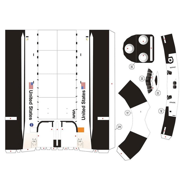 Space Shuttle Paper Model Building Paper Models Space Shuttle Model