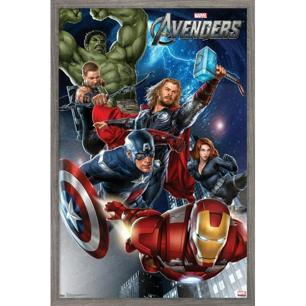 Marvel Cinematic Universe - Avengers - Group Wall Poster, 14.725" x 22. ...