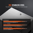 20×16×8 Inch IP66 Waterproof 304 Stainless Steel Outdoor Electrical ...