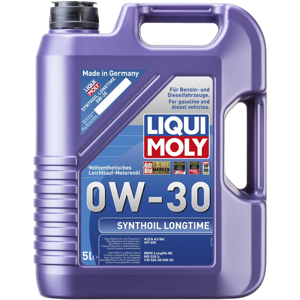 Synthoil Aceite 100% Sintético Motores Ultima Generación 5L LIQUI MOLY ...