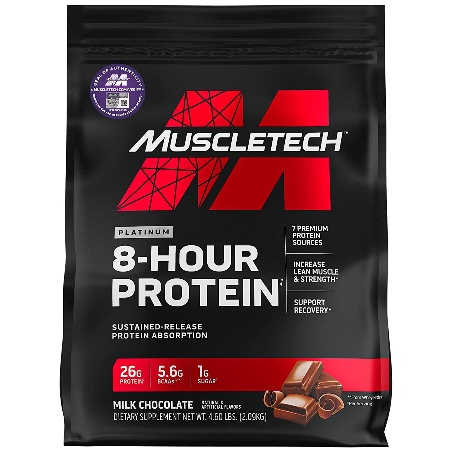 MUSCLETECH 8-HOUR PROTEIN 4 LBS VAINILLA MUSCLETECH PHASE 8 PROTEIN ...