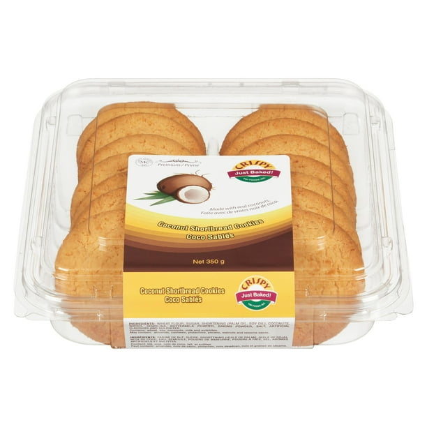 Crispy Just Baked! Coconut Shortbread Cookies, 350 G - Walmart.ca