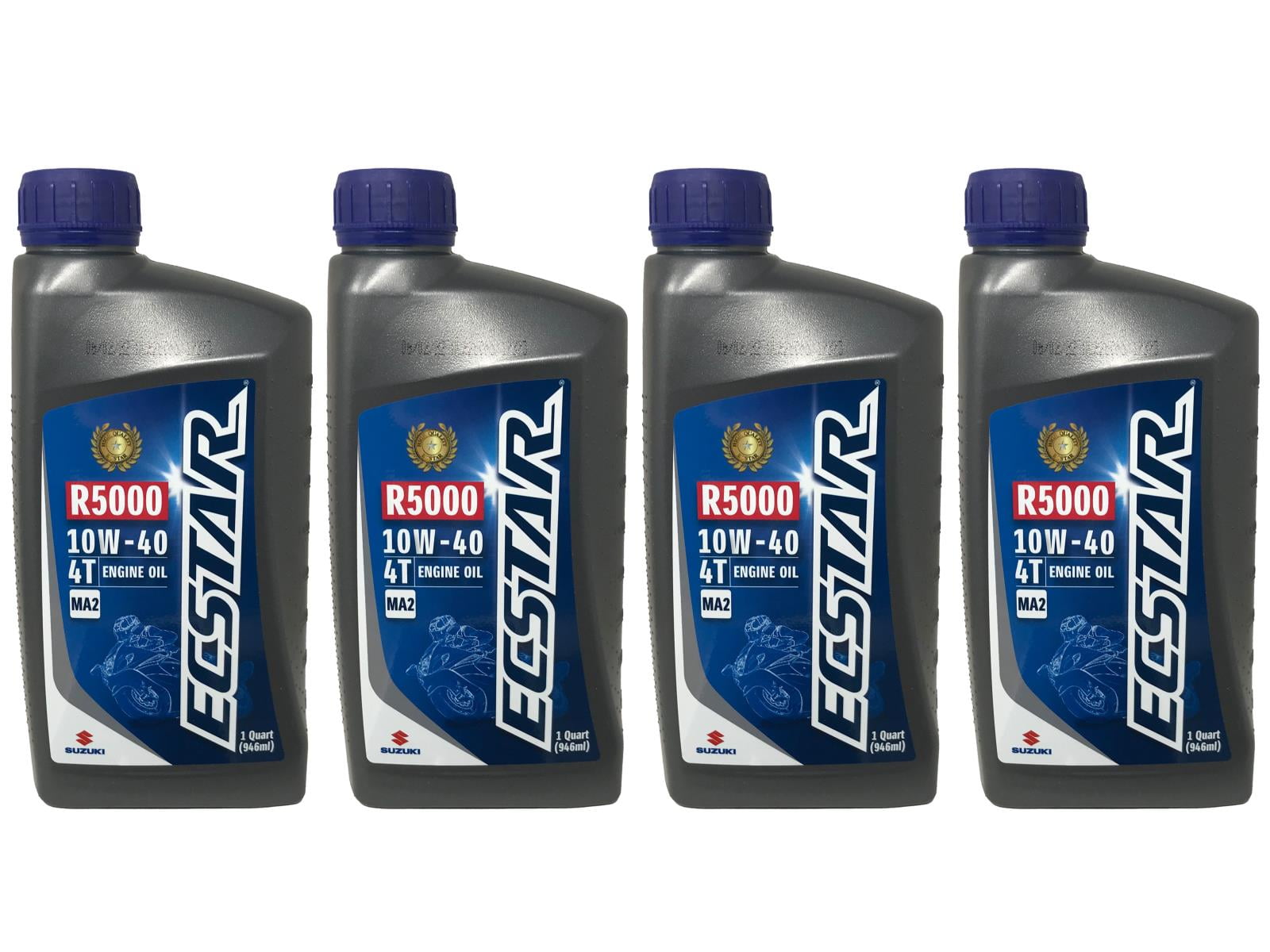 Suzuki Ecstar R5000 10W-40 Motorcycle Engine Oil 4 QUARTS 990a0-01e10-0 ...