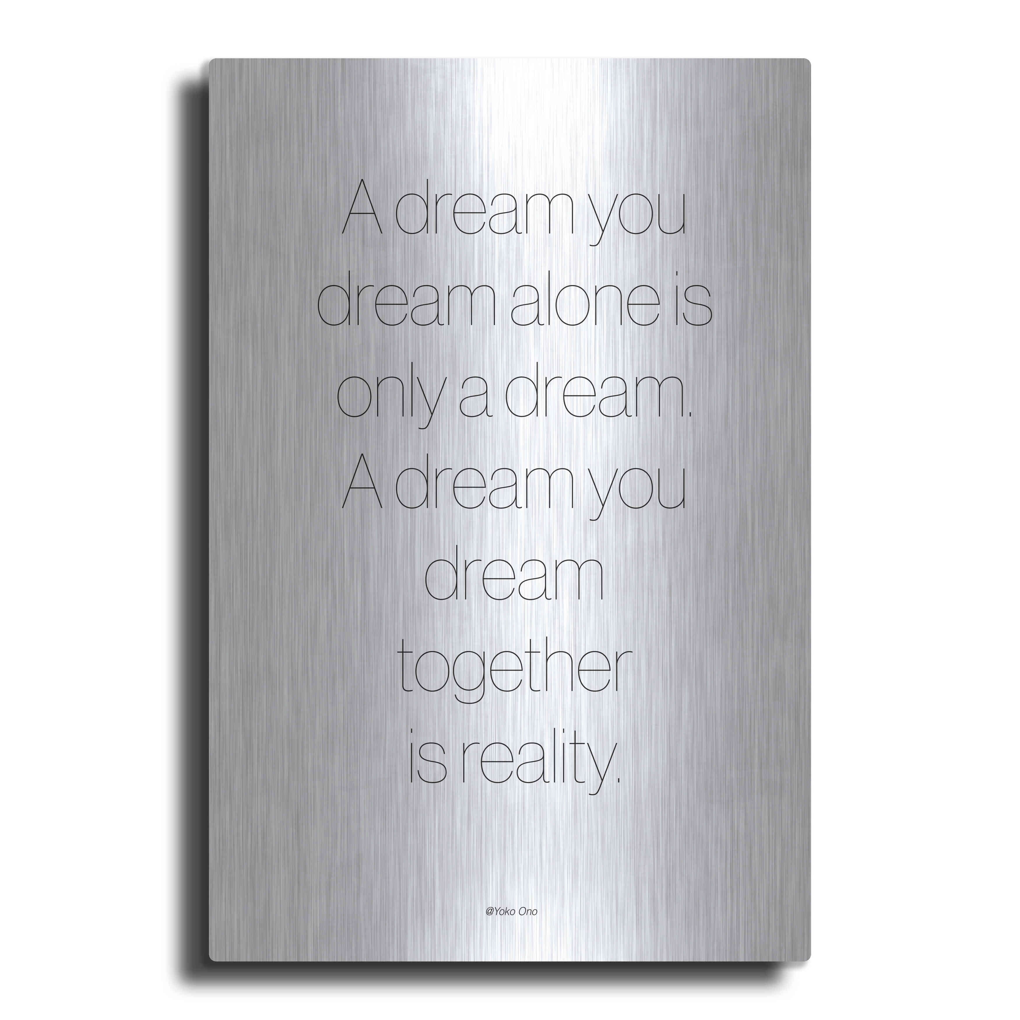 Luxe Metal Art 'A Dream' by Design Fabrikken, Metal Wall Art, 24"x36 ...