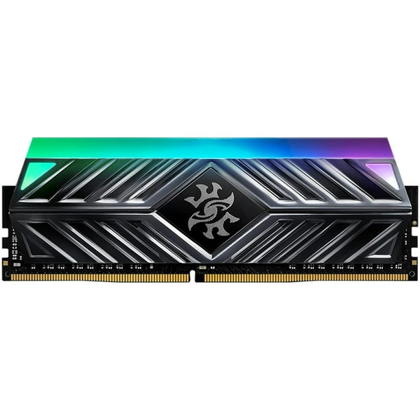 Memoria RAM DDR4 16GB 3600MHz XPG SPECTRIX D41 RGB 1x16GB Gris | Bodega Aurrera en línea