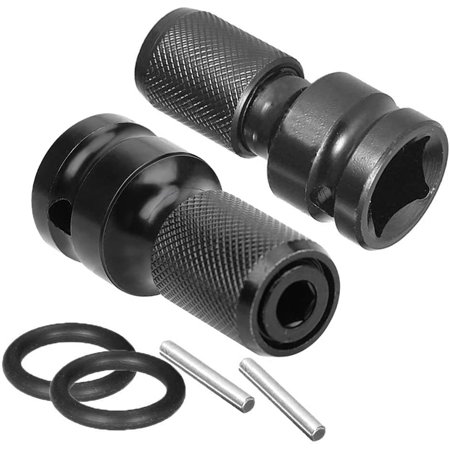 NUNADERNU 2 Pack Telescopic Socket Adapter 1/2" Drive Square to 1/4 ...